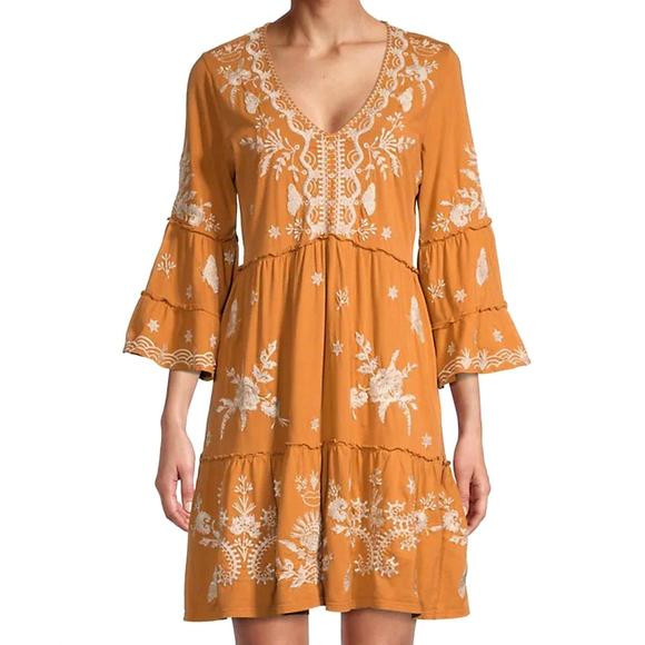 Johnny Was | Dresses | New Johnny Was Arzella Knit Easy Tiered Dress In ...